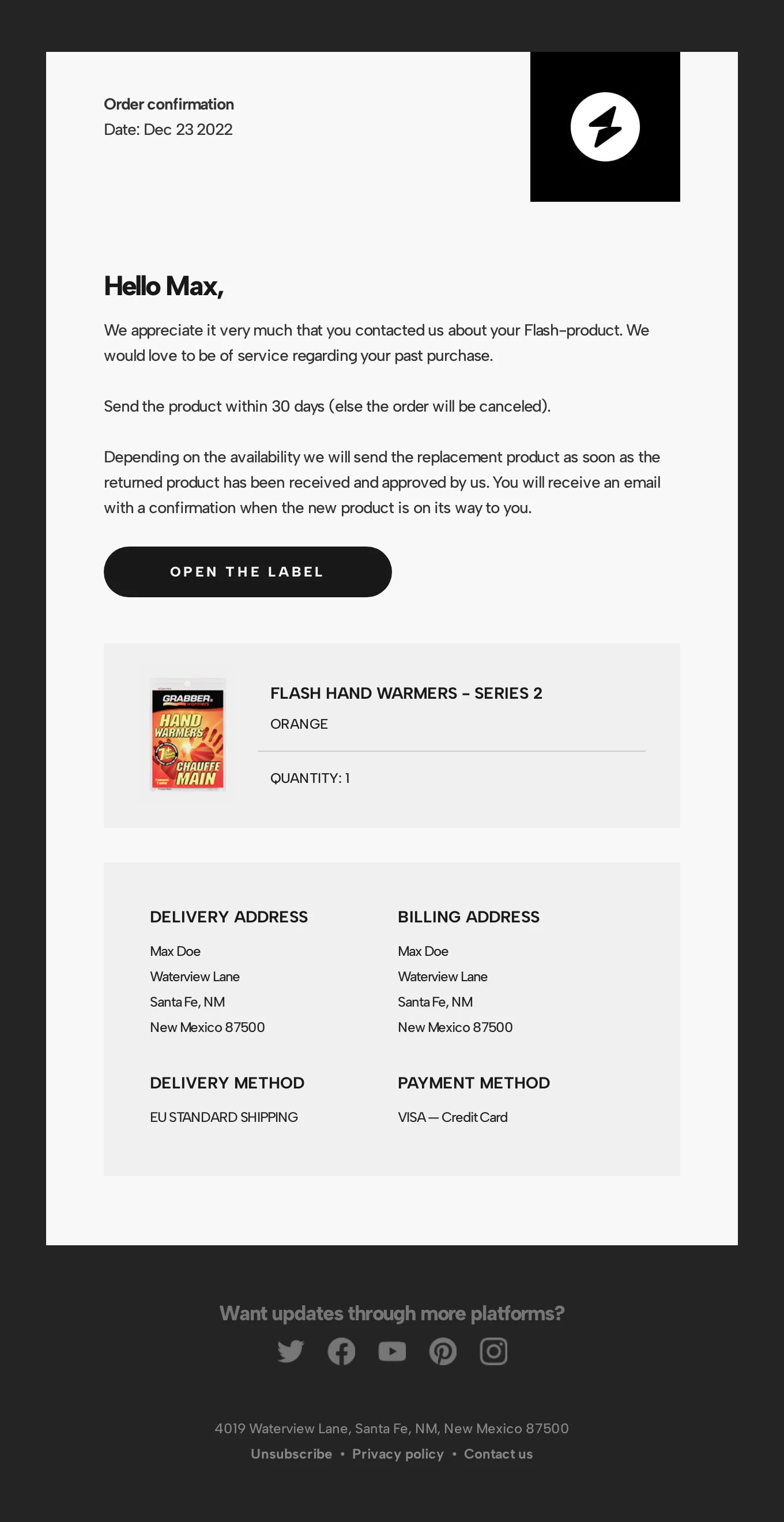 Free Html Email Templates For Gmail